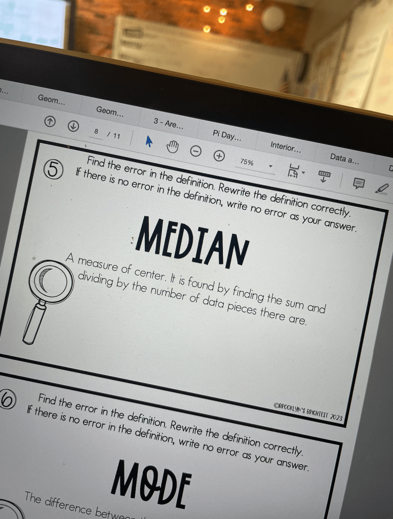 Vocabulary In The Math Classroom Brooklyn S Brightest